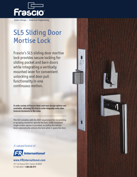 Sliding Door Hardware - Frascio